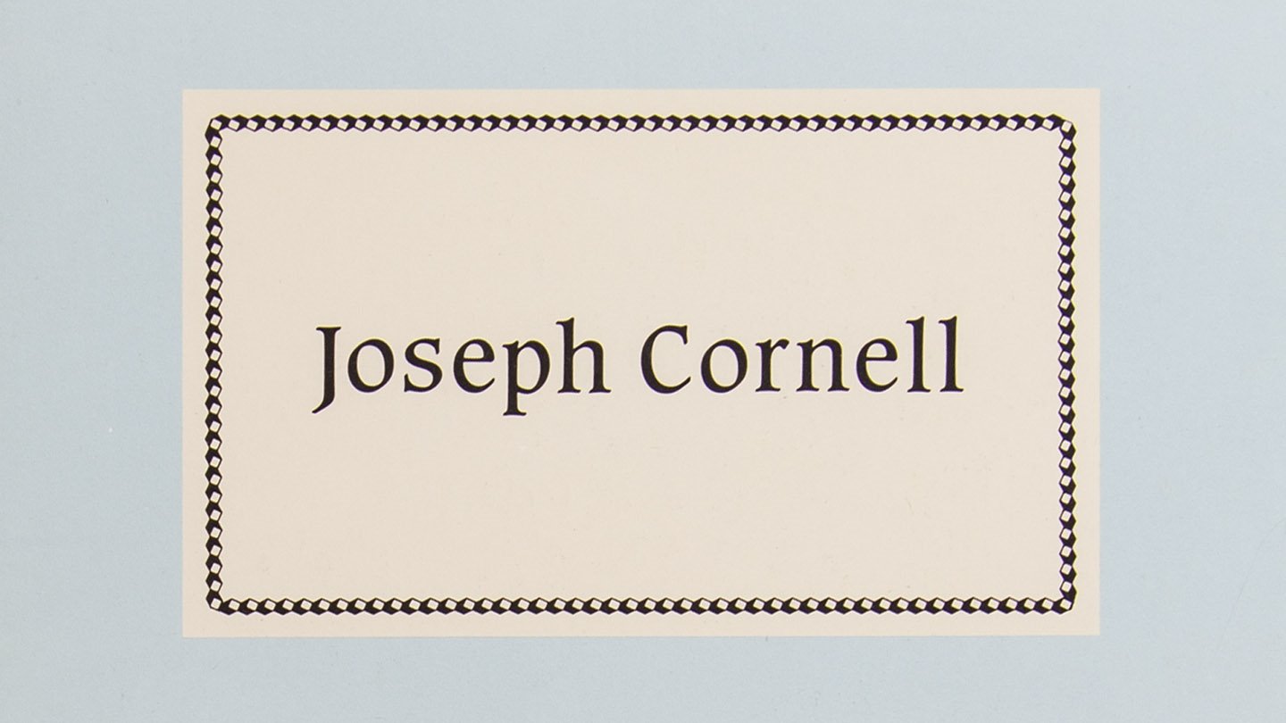 Joseph Cornell | Fundación Juan March