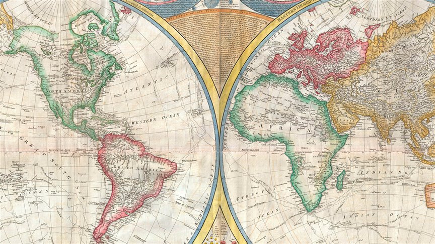 De Ptolomeo a los satélites: la historia de los mapas (V): Mapas de ...